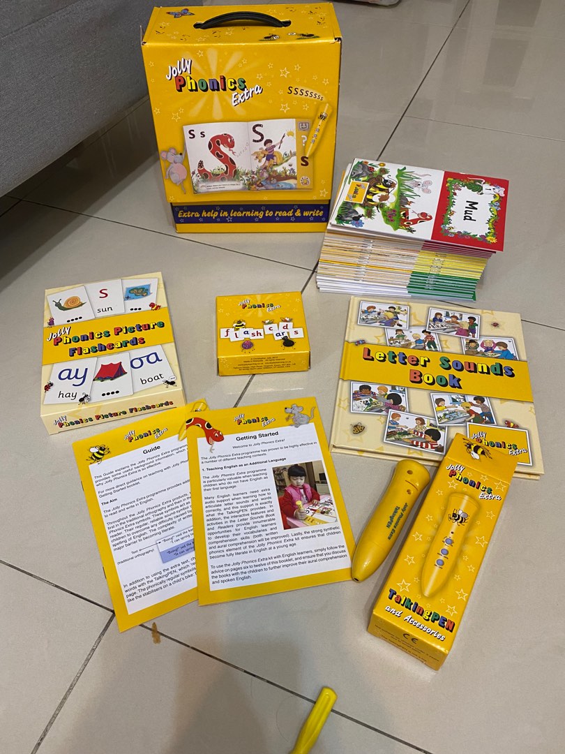 Jolly Phonics Extra Set, 興趣及遊戲, 書本 & 文具, 書本及雜誌 - 補充練習 - Carousell