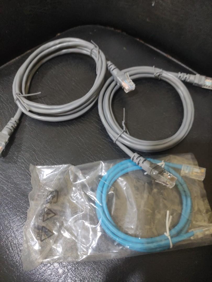 Kabel router modem wifi laptop RJ45 Satuan, Elektronik, Bagian Komputer ...
