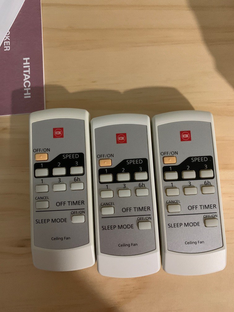KDK fan remote controllers, Furniture & Home Living, Lighting & Fans ...