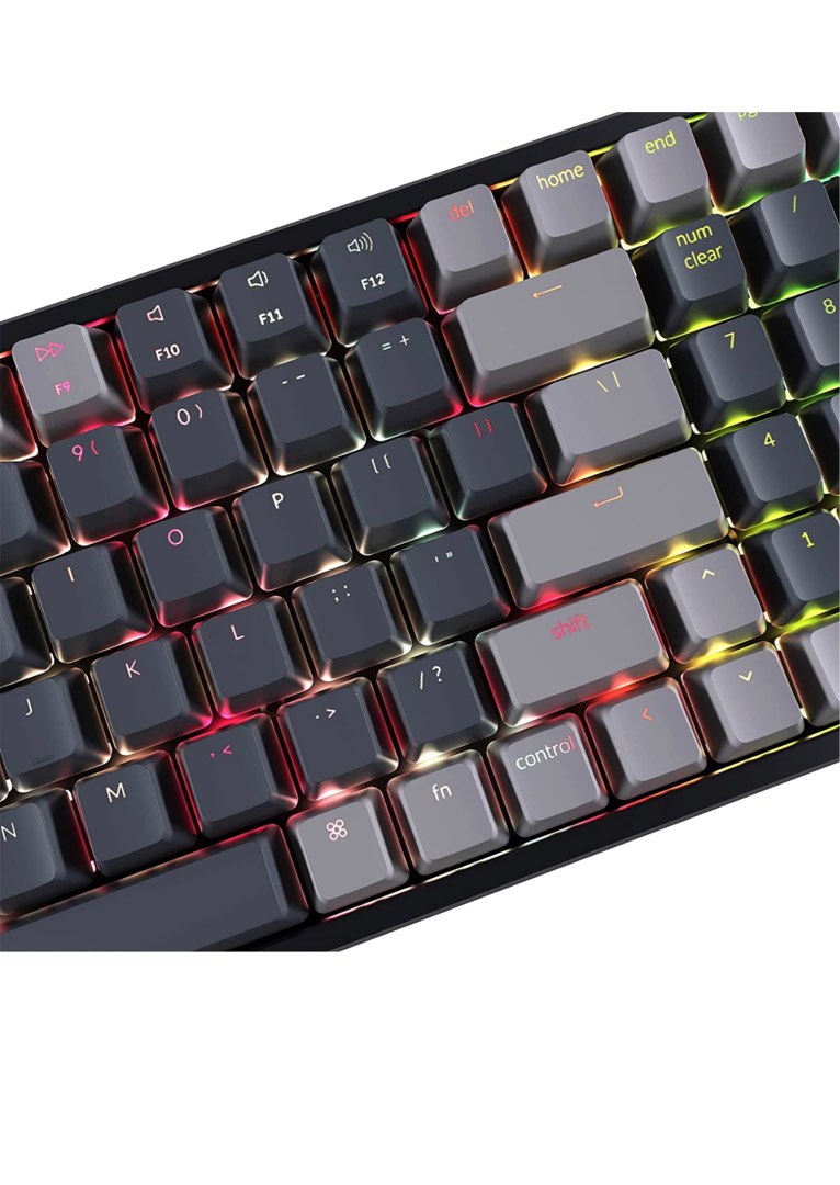 Keychron K4 RGB Hot Swappable Mechanical Keyboard, 96% Layout Bluetooth ...