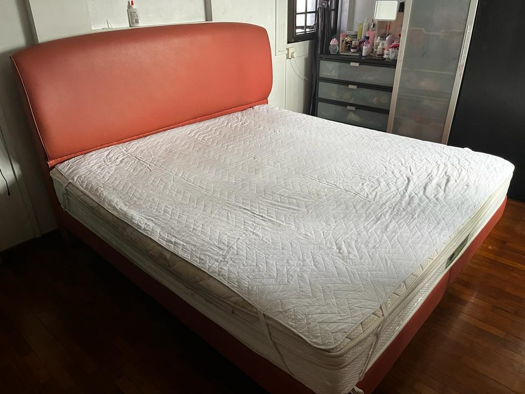 KING KOIL BED FRAME WITH MATTRESS, Furniture & Home Living, Furniture ...