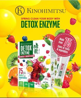Kinohimitsu DETOX ENZYME, Health & Nutrition, Health Supplements ...