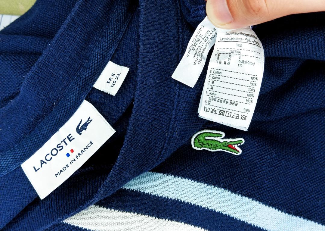 LACOSTE XL ON TAG, Men's Fashion, Tops & Sets, Tshirts & Polo Shirts on ...