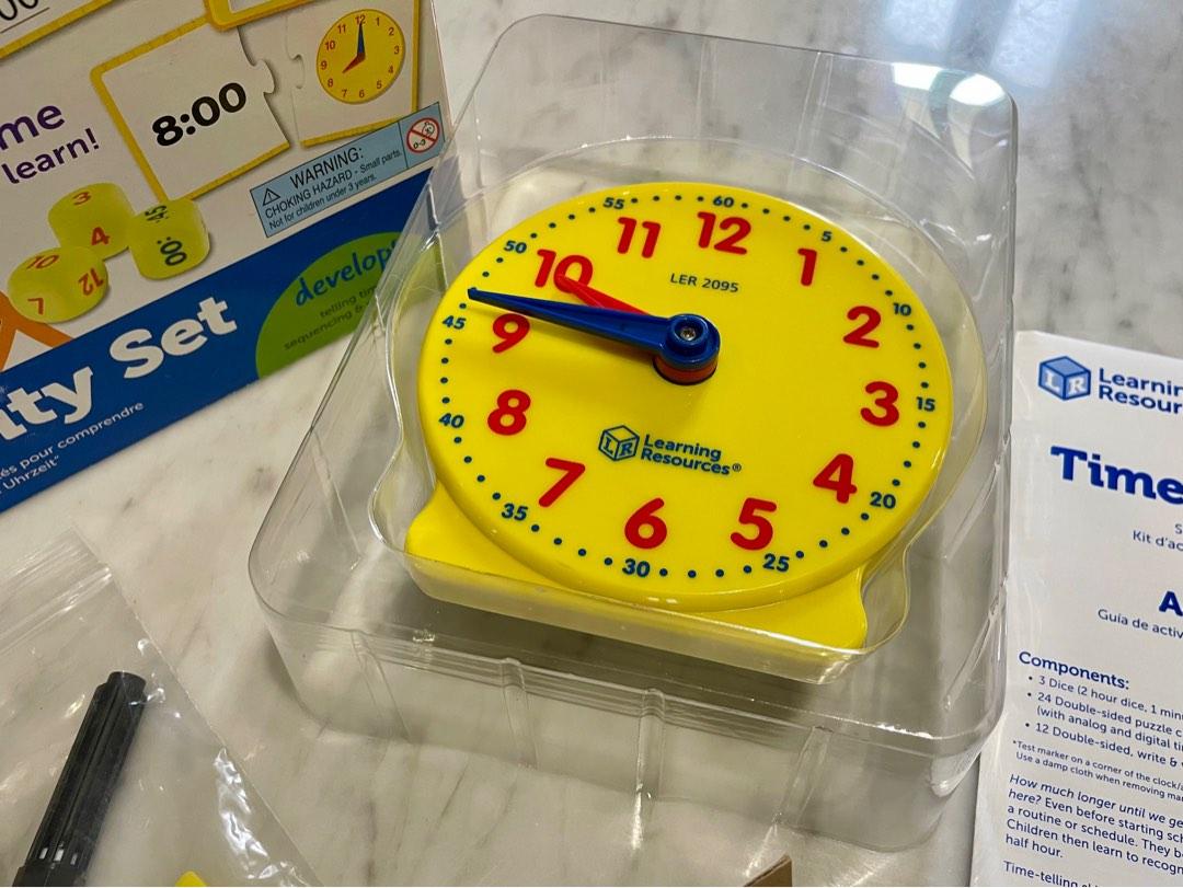 Learning Resources Time Activity Set, Hobbies & Toys, Toys & Games on ...