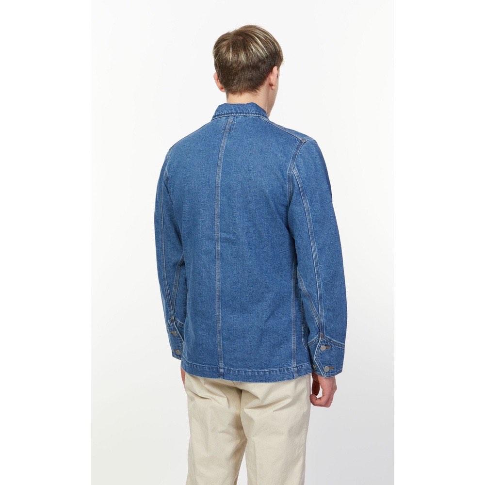 全新現貨！Lee 101 Loco Jacket Mid Bolton 丹寧混紡大麻葉四口袋工作外套 工裝外套-M號, 他的時尚, 外套、夾克 ...