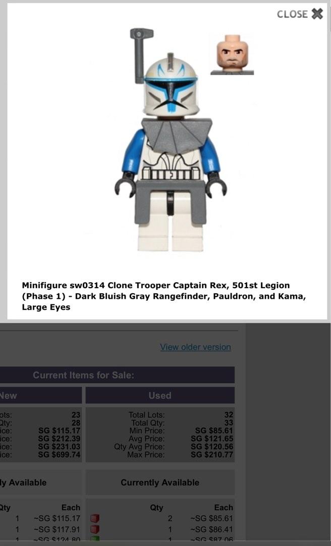 Lego Star Wars Captain Rex Phase 1 , Hobbies & Toys, Toys & Games on ...