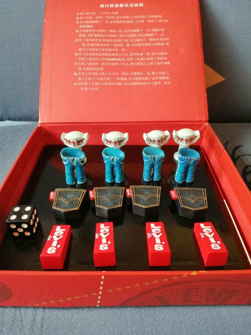 Levi's flying chess hard to find, Hobbies & Toys, Toys & Games on Carousell