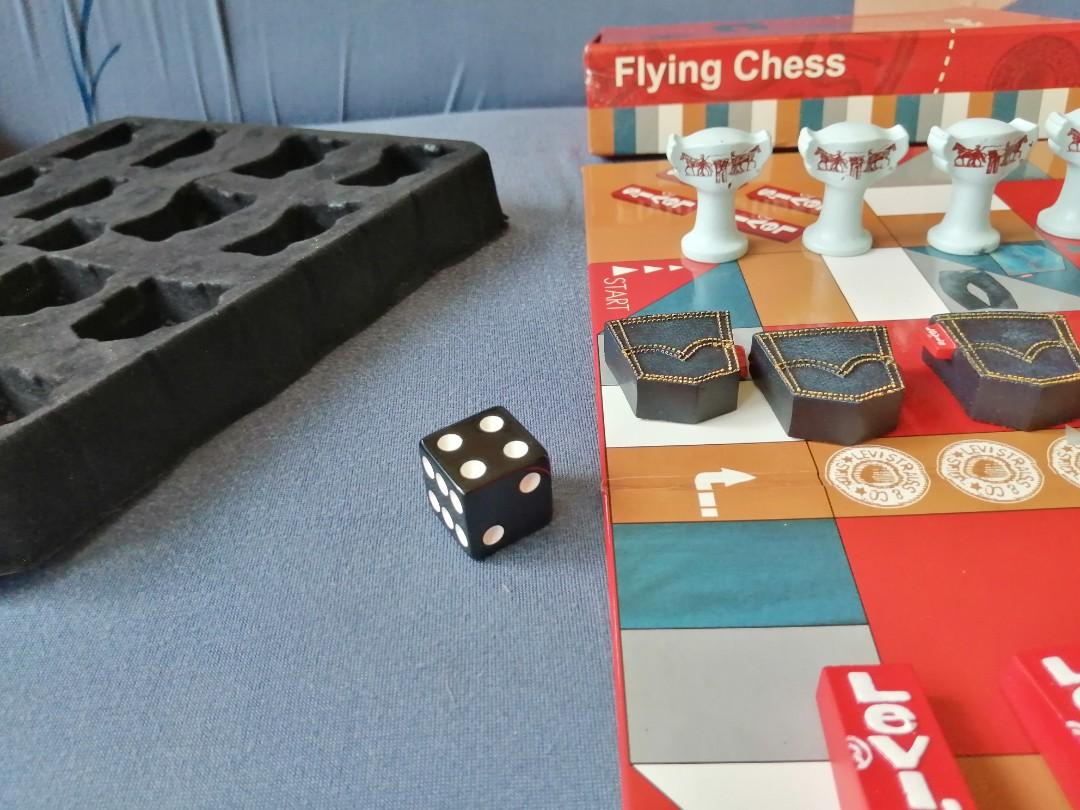 Levi's flying chess hard to find, Hobbies & Toys, Toys & Games on Carousell