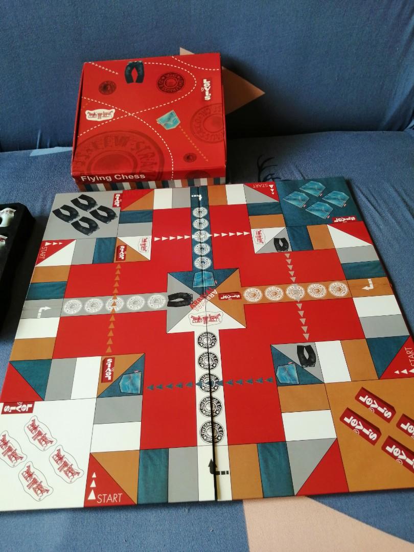 Levi's flying chess hard to find, Hobbies & Toys, Toys & Games on Carousell