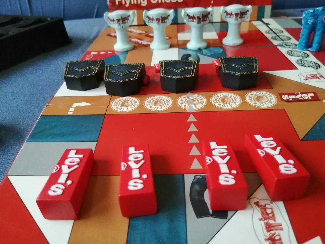 Levi's flying chess hard to find, Hobbies & Toys, Toys & Games on Carousell