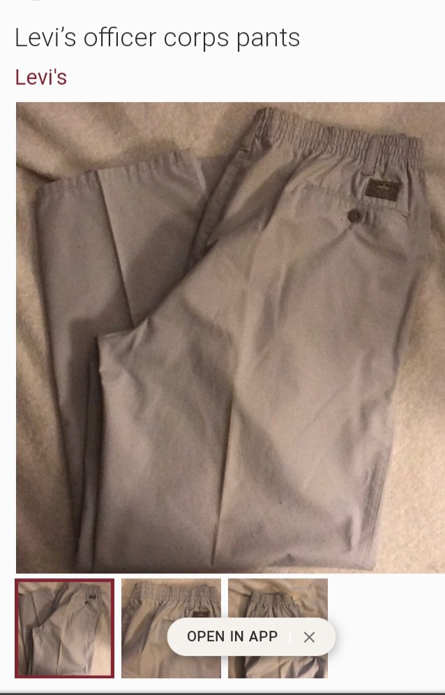 Levi's officer chino pants, Men's Fashion, Bottoms, Chinos on Carousell