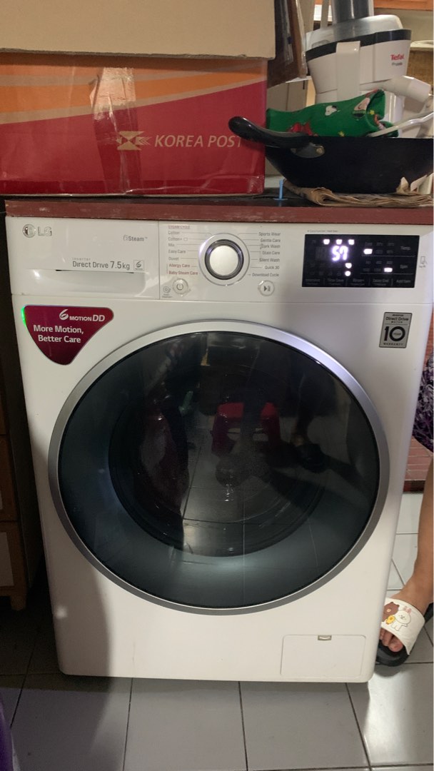 LG 7.5kg washing machine, TV & Home Appliances, Washing Machines and ...