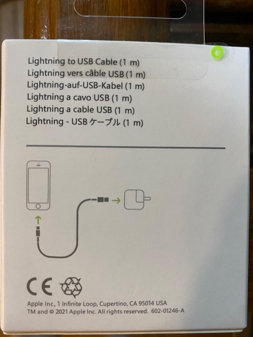 Apple Lightning to usb 1 meter, Mobile Phones & Gadgets, Mobile ...