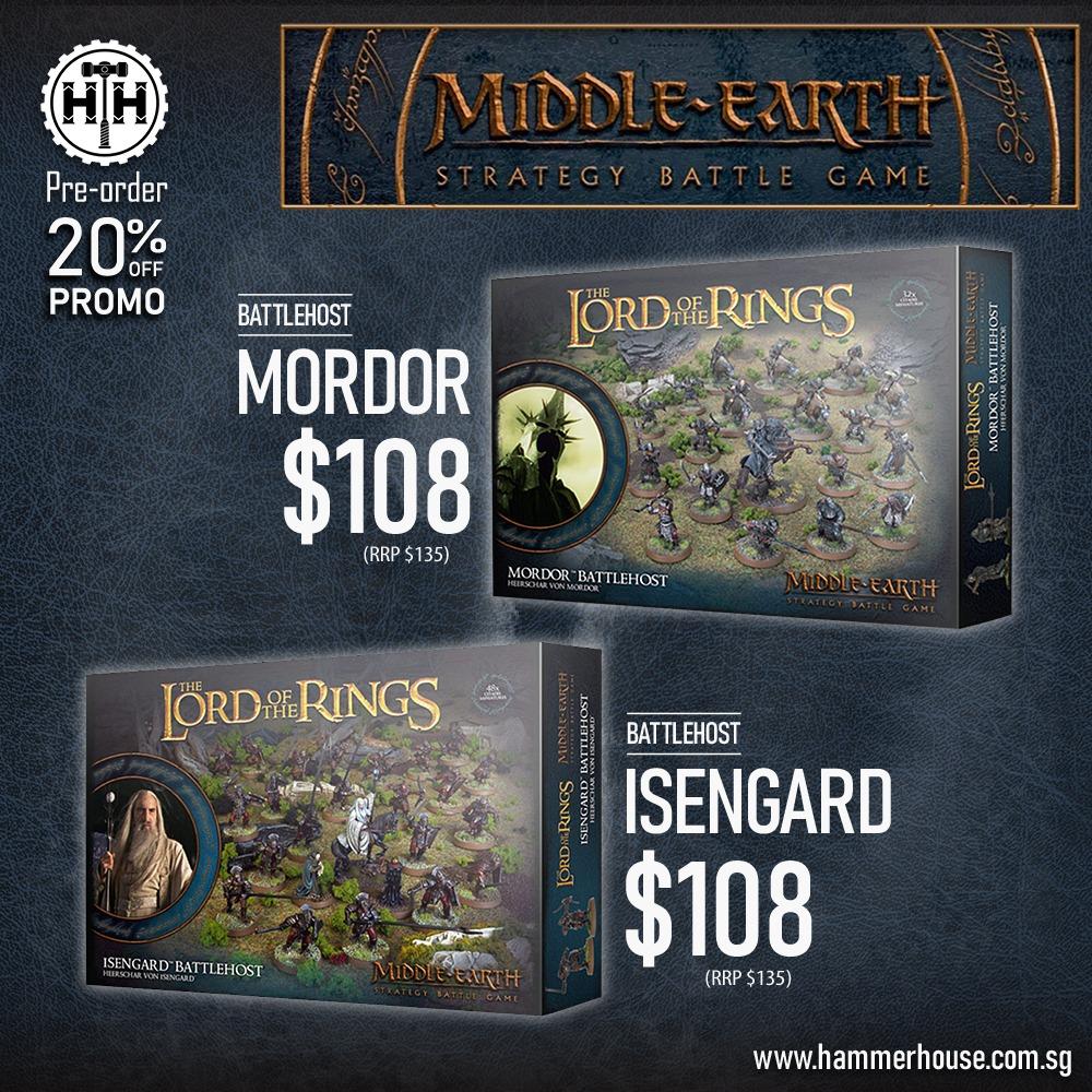 LORD OF THE RINGS BATTLEHOST ( ROHAN ISENGARD MORDOR MINAS TIRITH MIDDLE EARTH BATTLE OF ...