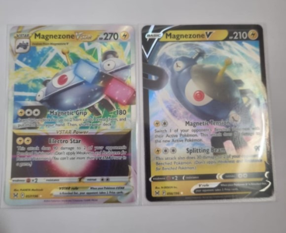 Lost origin Magnezone v and vstar, Hobbies & Toys, Toys & Games on ...