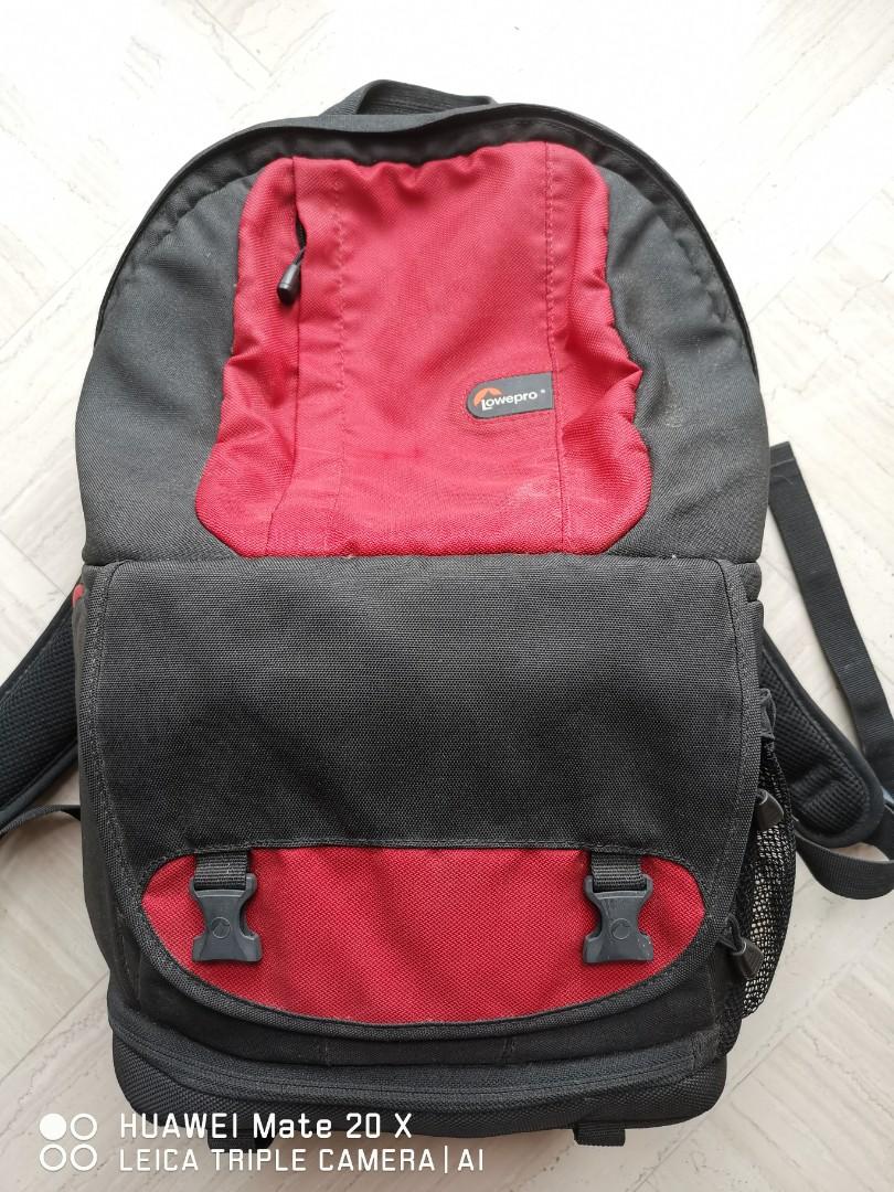 Lowepro fastpack 200 red color, Photography, Photography Accessories ...