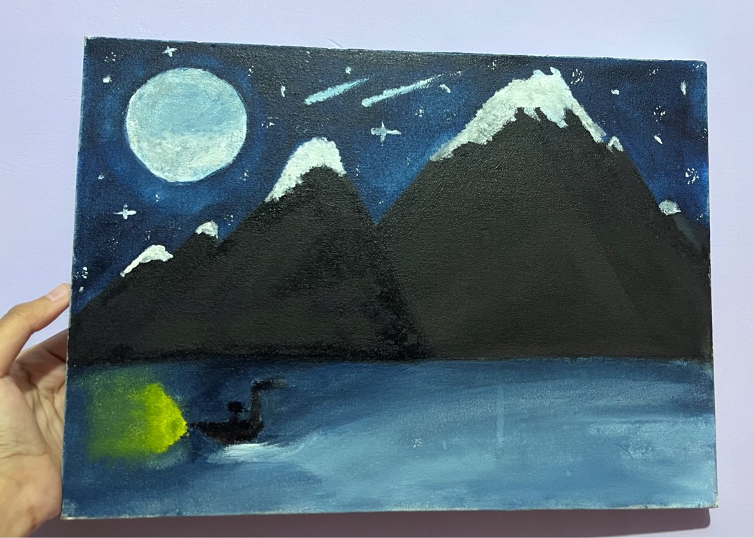 Lukisan Pemandangan Yang Mudah Dilukis