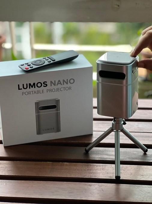 Lumos Nano Home Cinema Mini Portable Projector (Smart Version - With ...