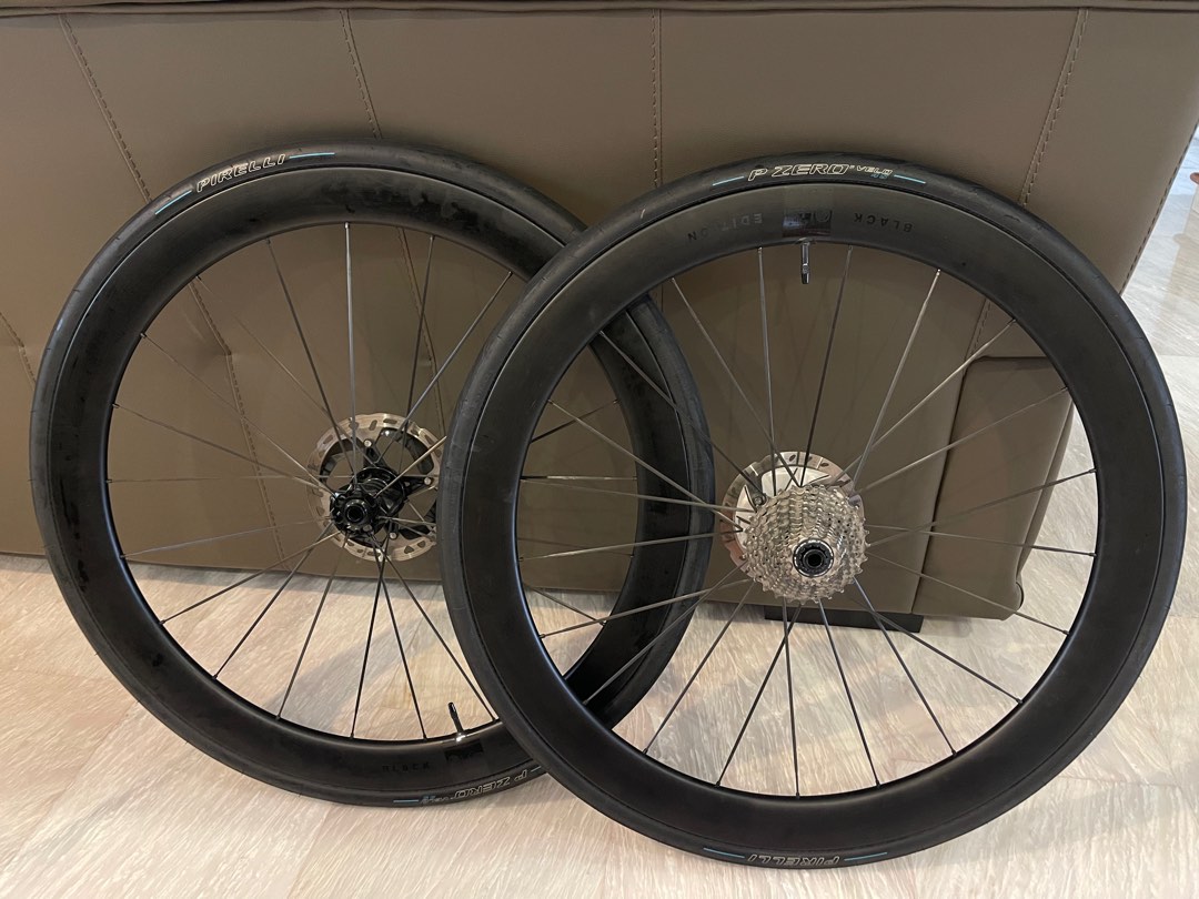 Winspace Hyper wheelset (black edition), Sports Equipment, Bicycles ...