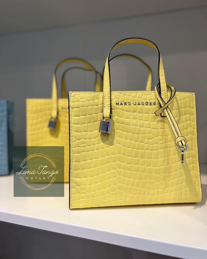 MARC JACOBS Mini Grind Croc and colorblock Croc limited edition yellow ...