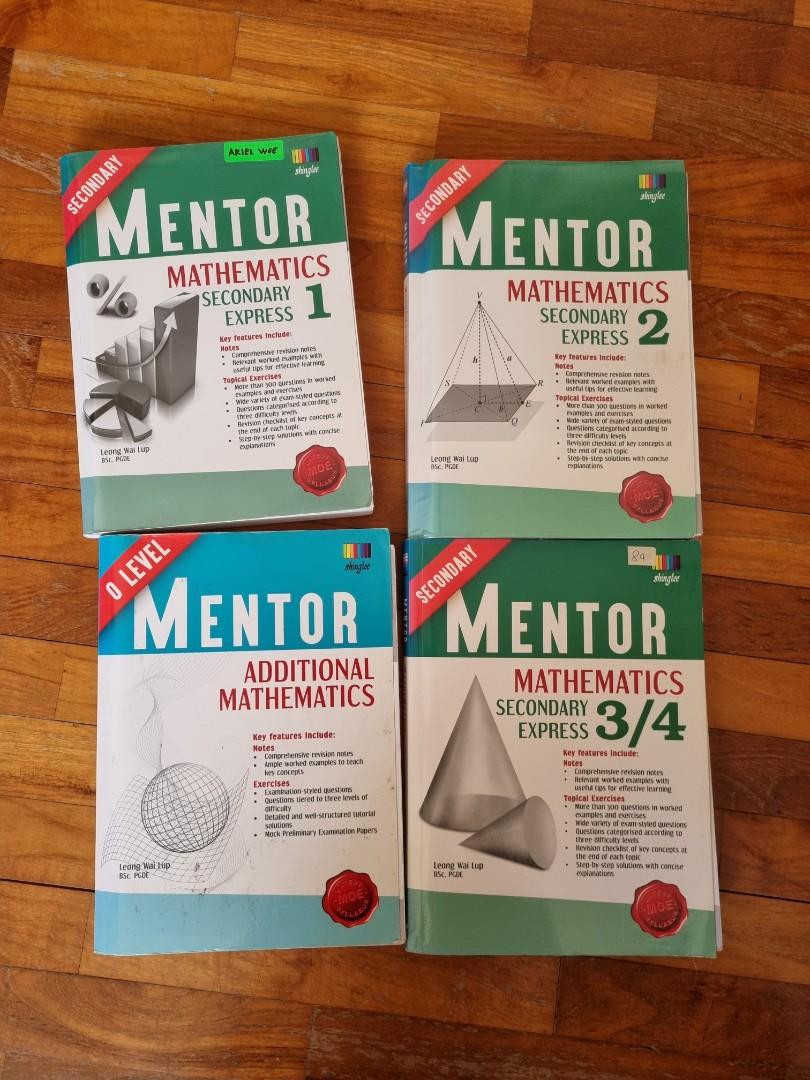 Math Mentor Sec 1, Sec 2, Sec 3/4 and Additional Math, Hobbies & Toys ...