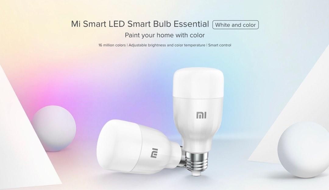 Mi smart LED Bulb Essential (white and color), TV & Home Appliances ...
