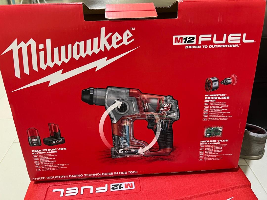 Milwaukee M12 Fuel SDS-Plus Hammer (2 Mode), Furniture & Home Living, Home Improvement ...