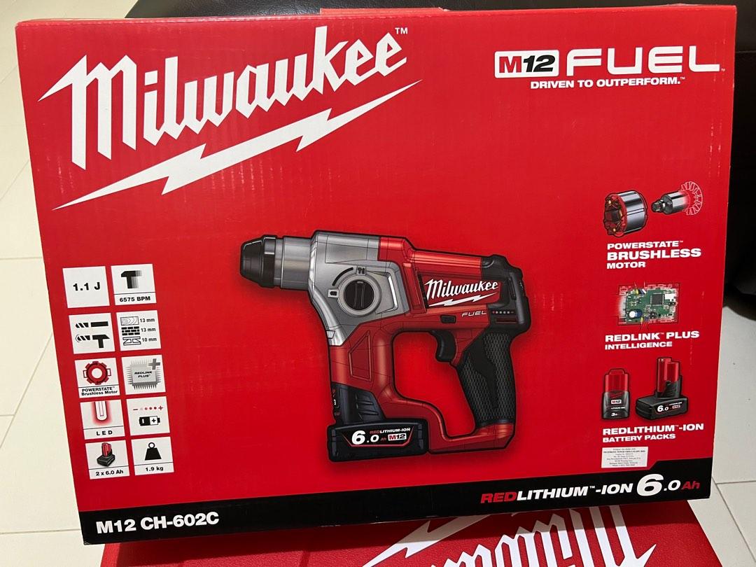 Milwaukee M12 Fuel SDS-Plus Hammer (2 Mode), Furniture & Home Living, Home Improvement ...