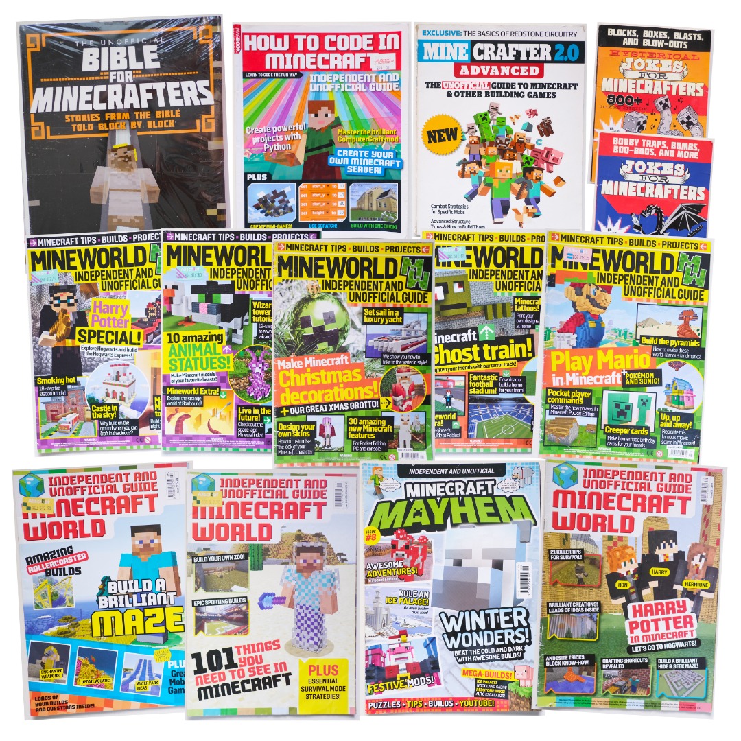 Minecraft Books & Magazines Bundle, Hobbies & Toys, Books & Magazines ...
