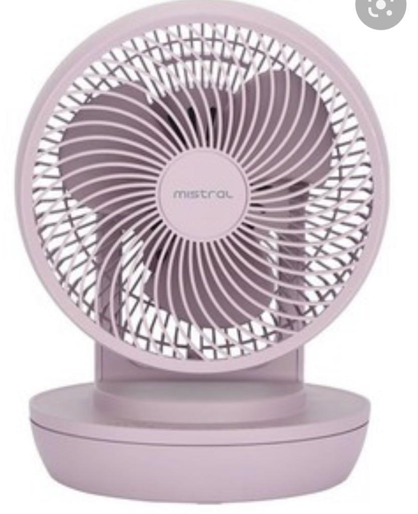 Mistral Table Fan MHV901R (Pink), Furniture & Home Living, Lighting ...