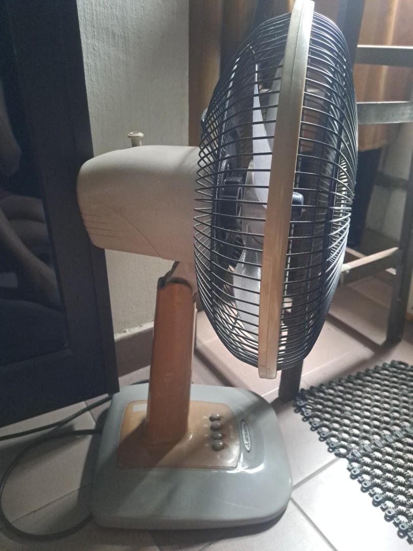 Mitsubishi grey fan, Furniture & Home Living, Lighting & Fans, Fans on ...