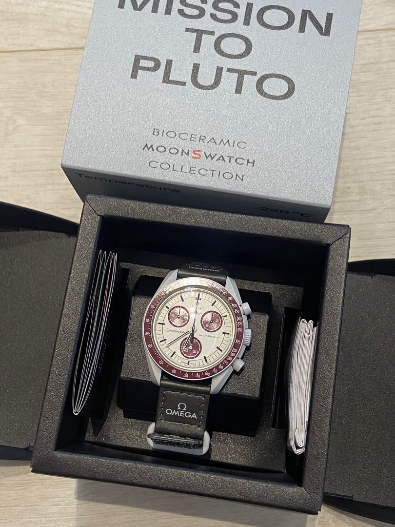 Moonswatch Pluto, Luxury, Watches on Carousell