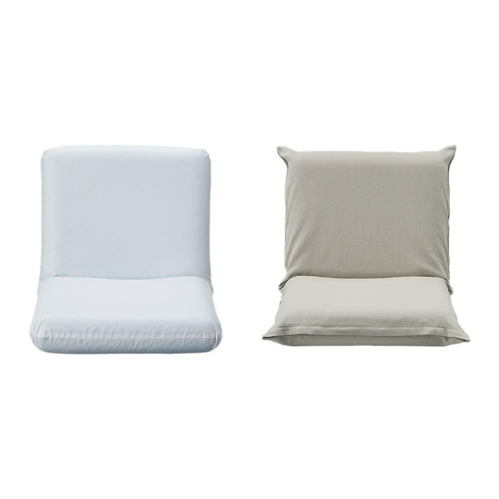 Muji Floor Chair (L size) Beige , Furniture & Home Living, Furniture ...