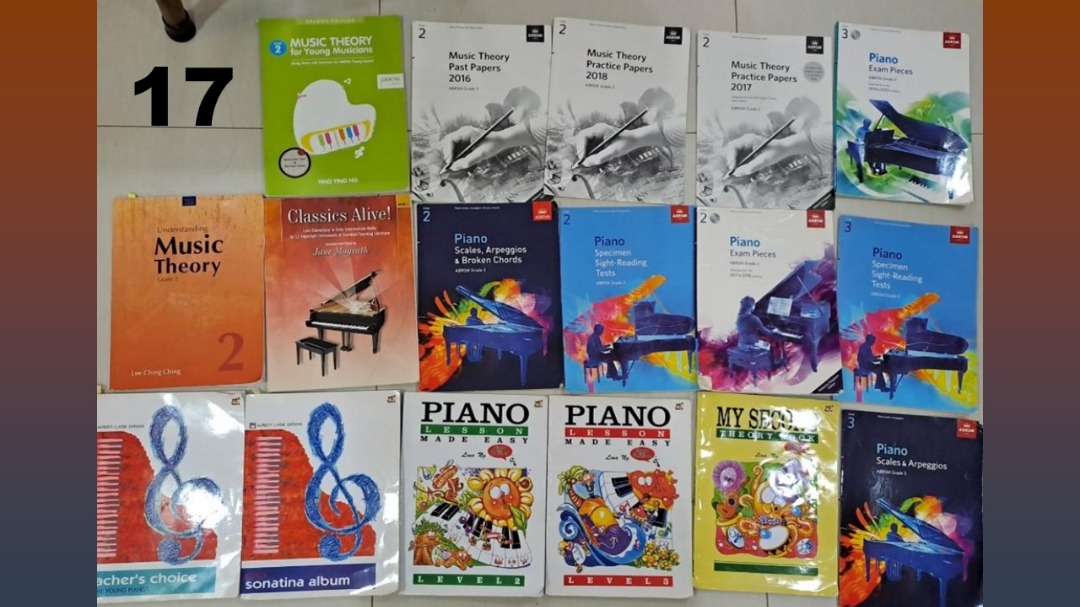 Piano Books (24 nos. for $50) - ABRSM Scales, ABRSM Sight Reading ...
