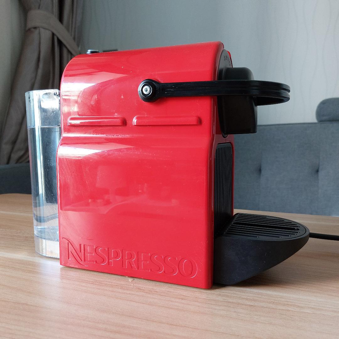 Nespresso Inissia Ruby Red, TV & Home Appliances, Kitchen Appliances ...