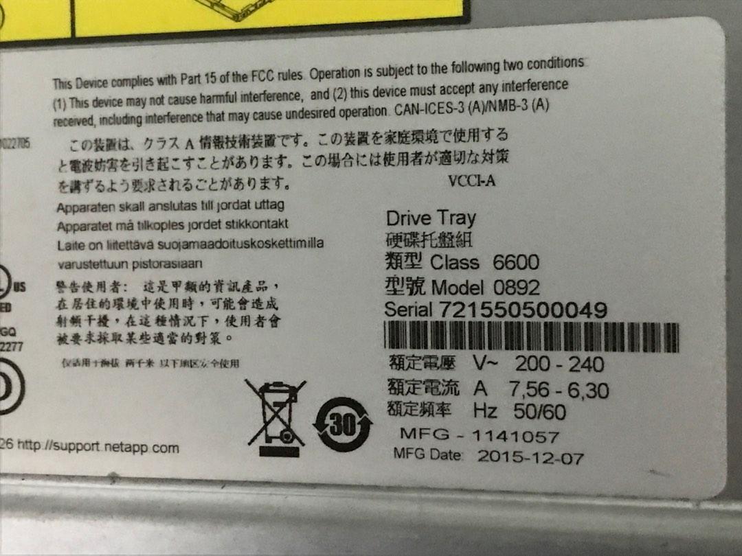 NetApp DE6600 model 0892, Computers & Tech, Office & Business ...