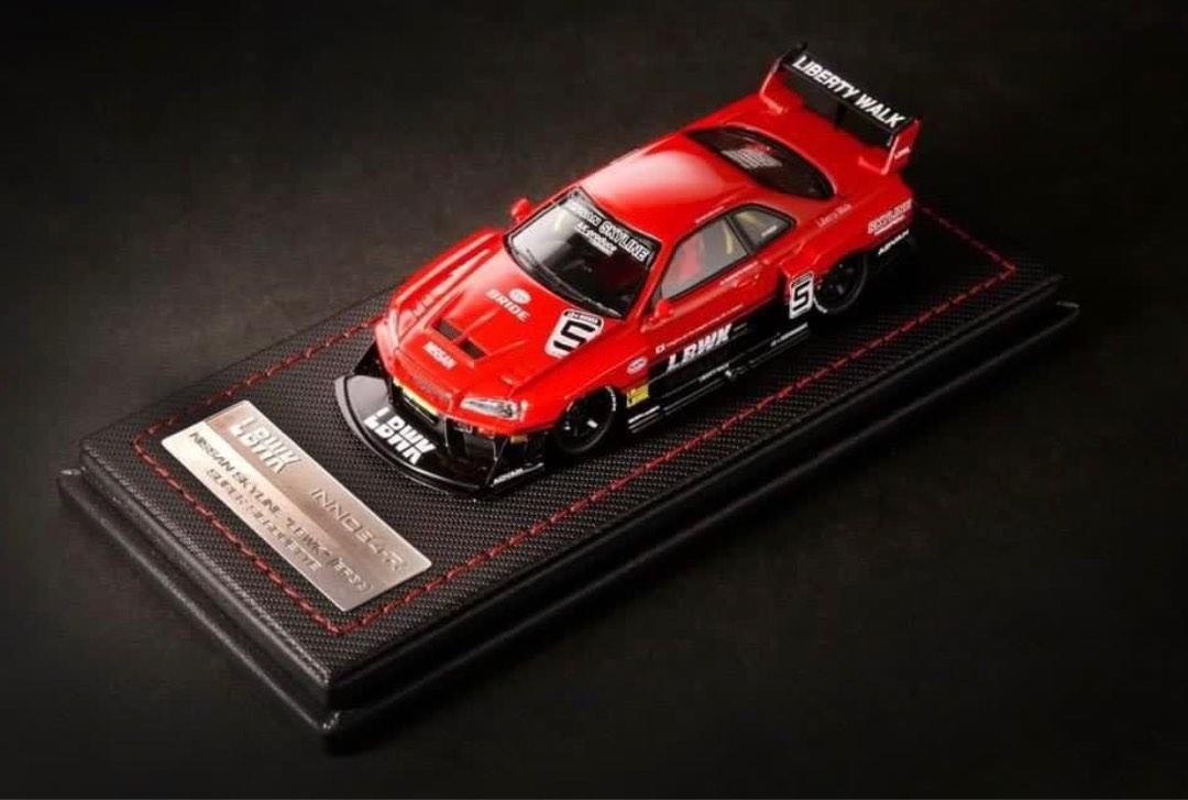 (NEW) Inno64 Resin 1/64 Nissan Skyline LBWK ER34 Super Silhouette, 興趣及 ...