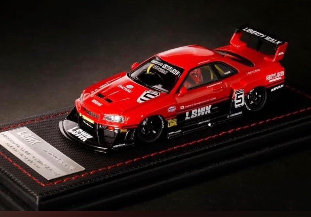 (NEW) Inno64 Resin 1/64 Nissan Skyline LBWK ER34 Super Silhouette, 興趣及 ...