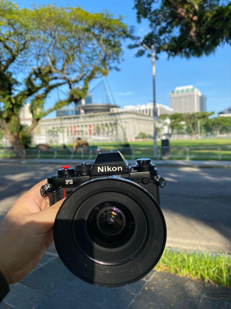 Nikon F3 with 18/3.5 ais, Photography, Cameras on Carousell