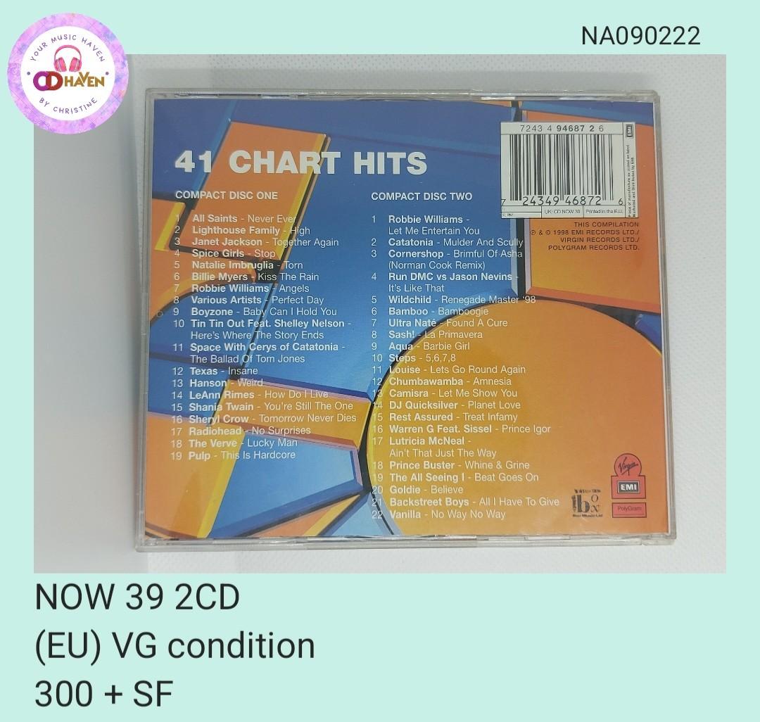 NOW Thats What I Call Music 39 CD (unsealed), Hobbies & Toys, Music ...