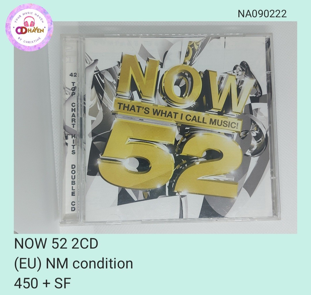 NOW Thats What I Call Music 52 CD (unsealed), Hobbies & Toys, Music ...