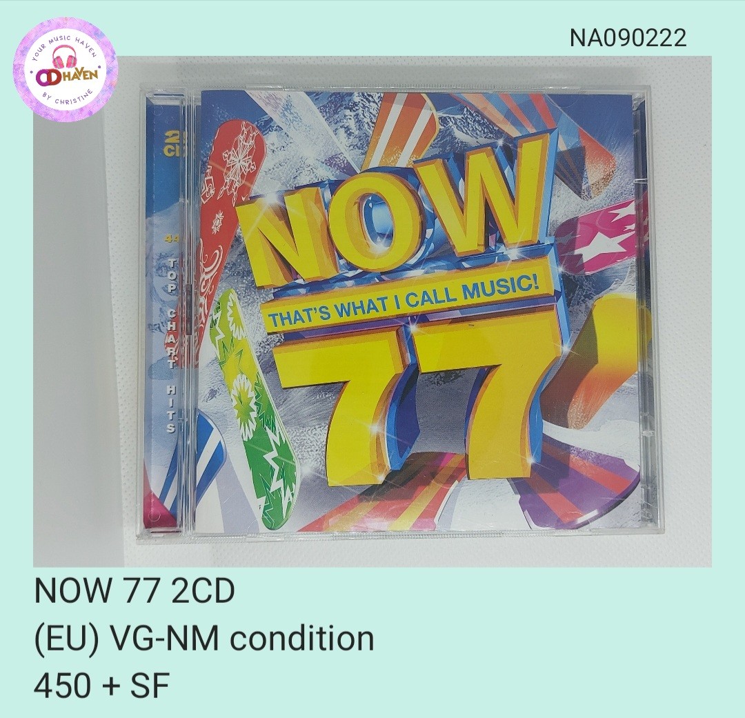 NOW Thats What I Call Music 77 CD (unsealed), Hobbies & Toys, Music ...