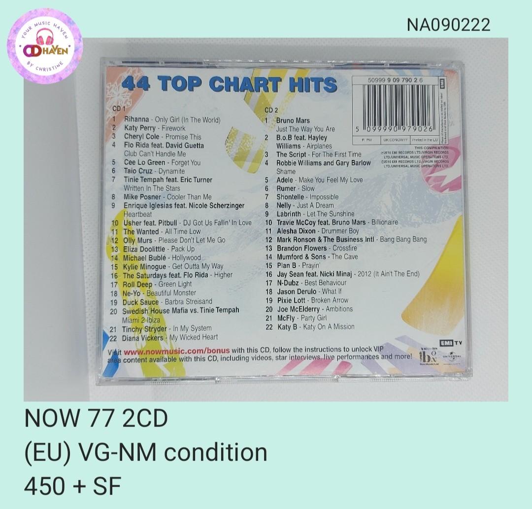 NOW Thats What I Call Music 77 CD (unsealed), Hobbies & Toys, Music ...