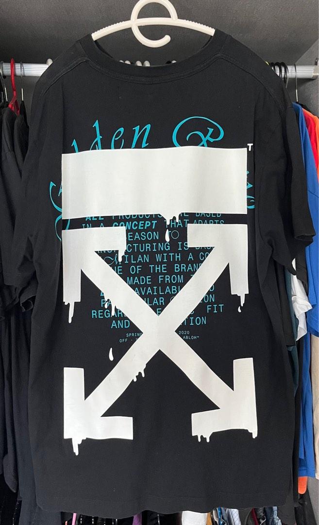 Off white Golden Ratio Drips, Men's Fashion, Tops & Sets, Tshirts ...