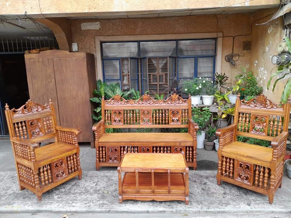 Old Gallinera Sala Set, Furniture & Home Living, Furniture, Chairs on ...