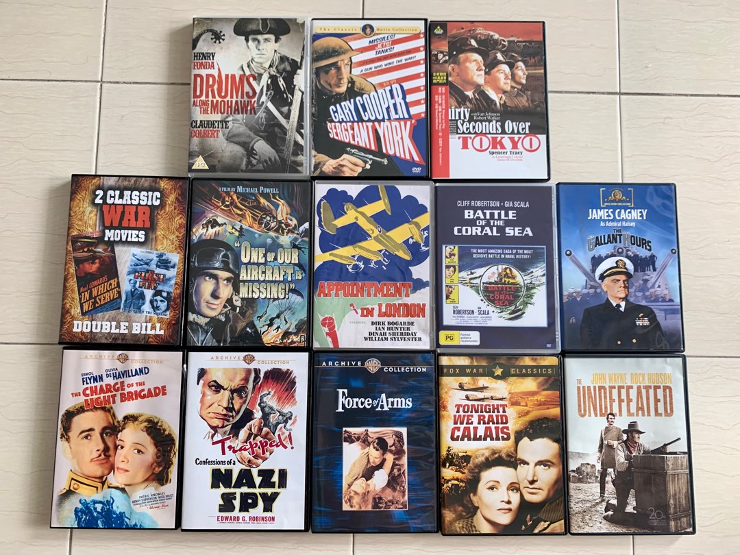 Original DVD: Classic Historical / War / Military Films (Rare ...