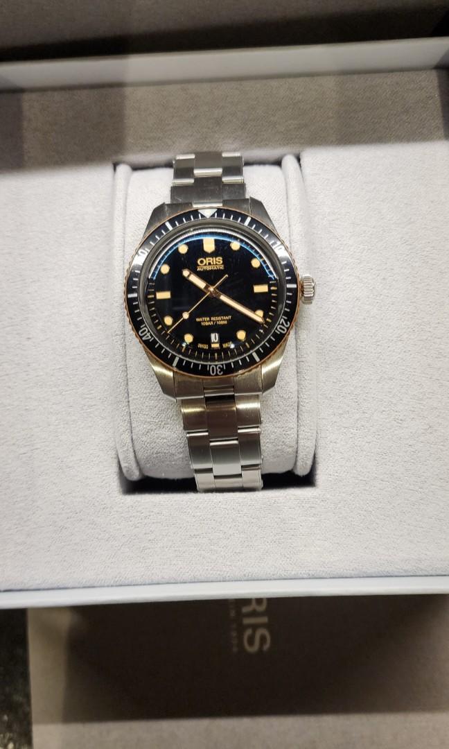 Oris Diver 65 Bronze Bezel Swiss dive watch 40mm, Luxury, Watches on ...