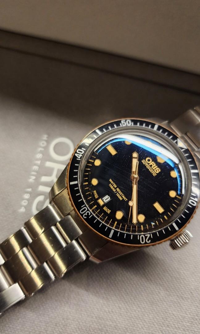 Oris Diver 65 Bronze Bezel Swiss dive watch 40mm, Luxury, Watches on ...