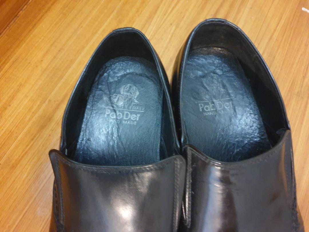 Pabder Black Shoes Men Slip on, Men's Fashion, Footwear, Dress Shoes on ...