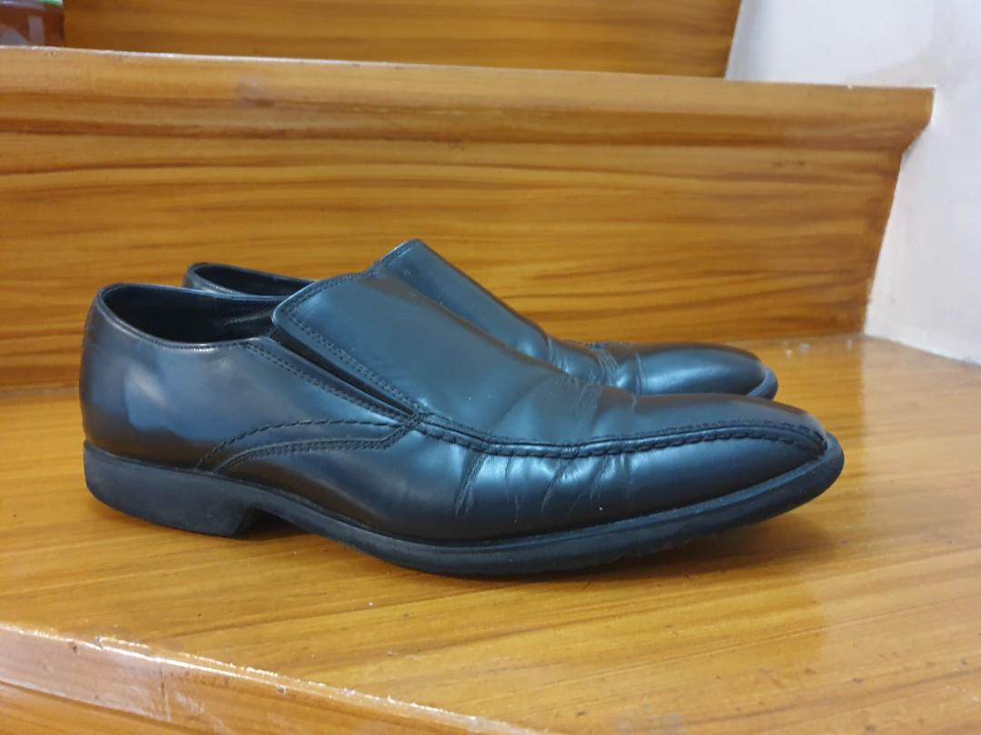 Pabder Black Shoes Men Slip on, Men's Fashion, Footwear, Dress Shoes on ...